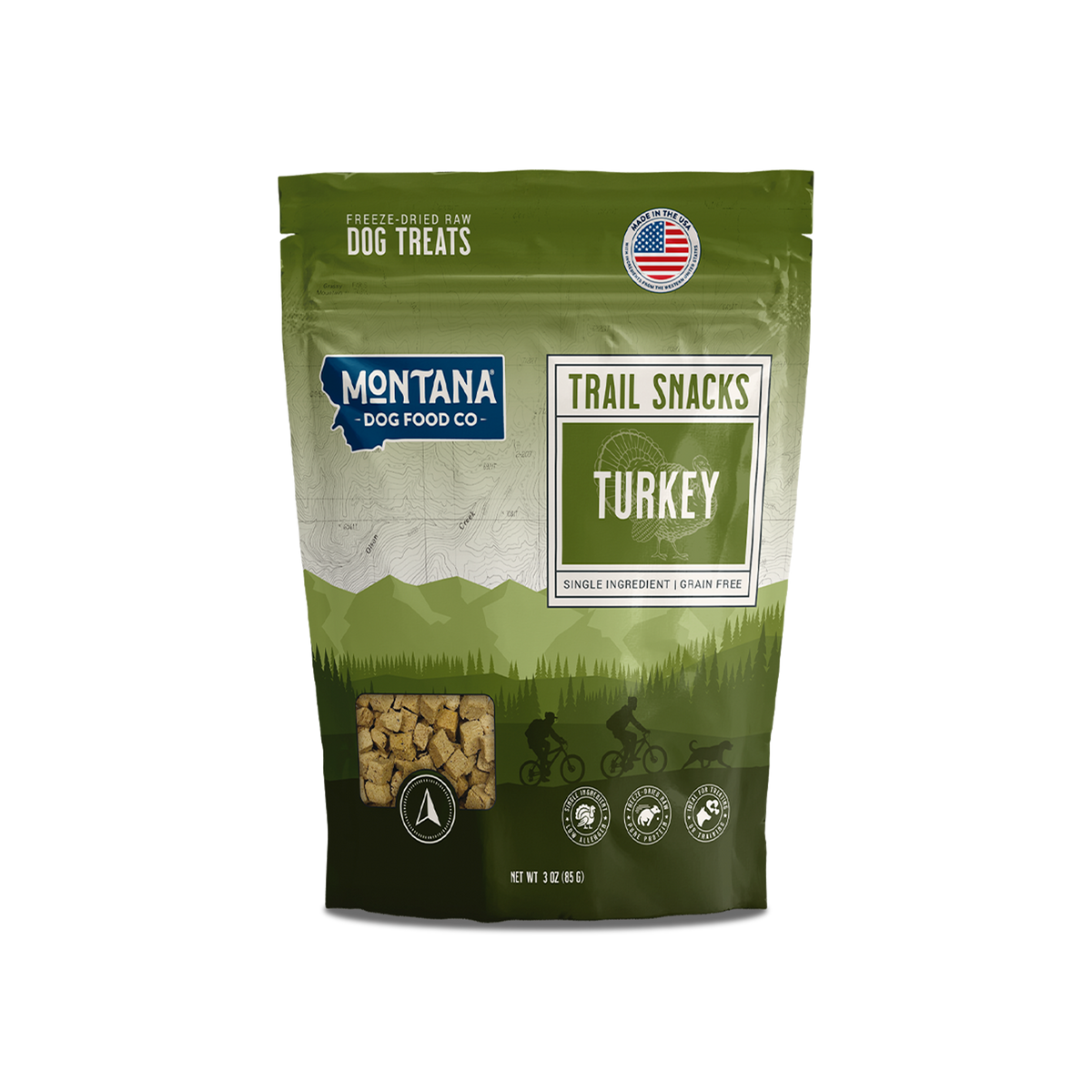 Turkey Liver Freeze-dried Raw Trail Snacks (Treats) for Dogs 3oz ...