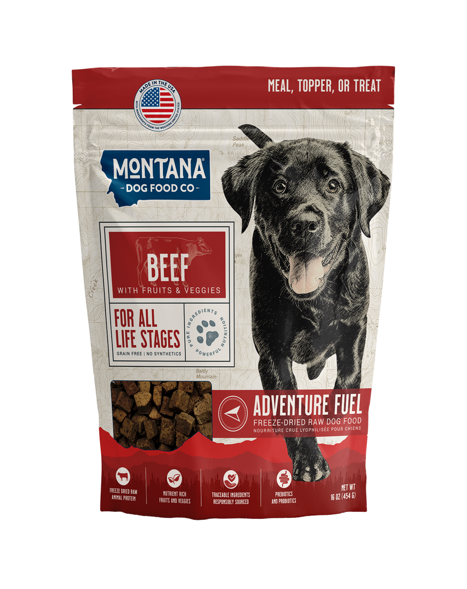 Grain-Free Beef Freeze-Dried Raw Adventure Fuel (Dog Food) – Montana ...